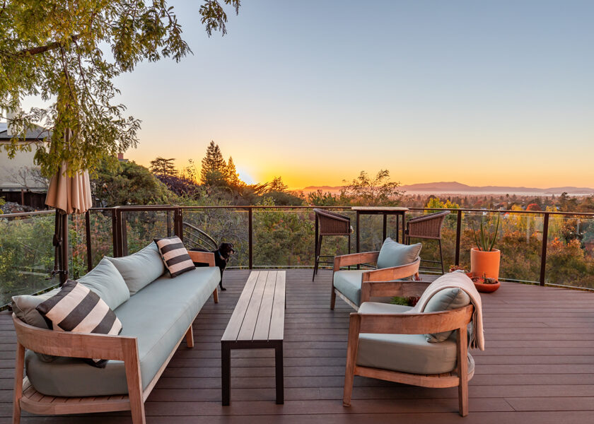 Expansive Deck Views - Miller Landscape Architecture